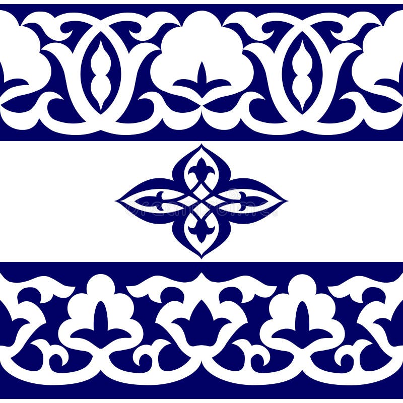 Vector Seamless Pattern in the Form of Cotton in the Uzbek National ...