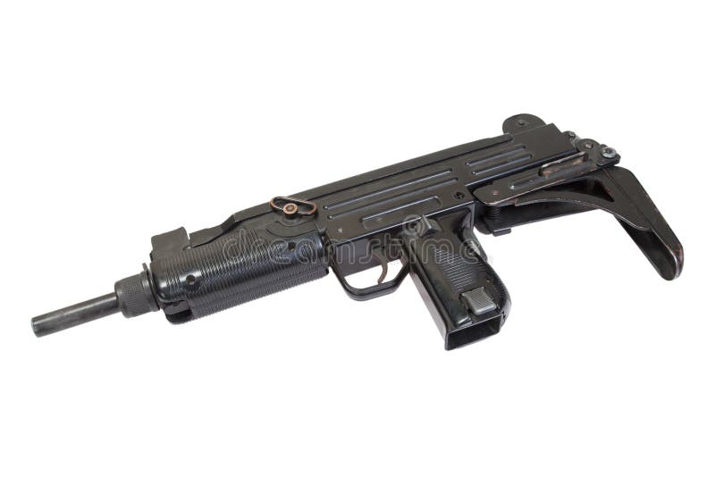 UZI submachine gun stock image. Image of summachine, army - 30308241