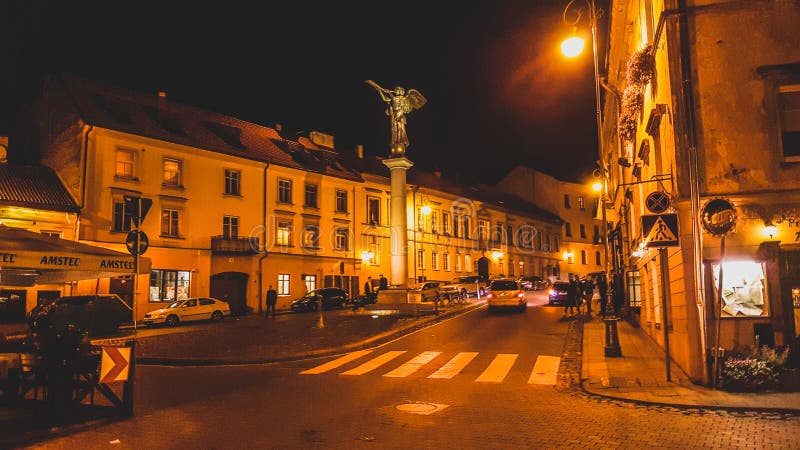 Uzupis in Vilnius editorial stock photo. Image of vilnius - 78168923