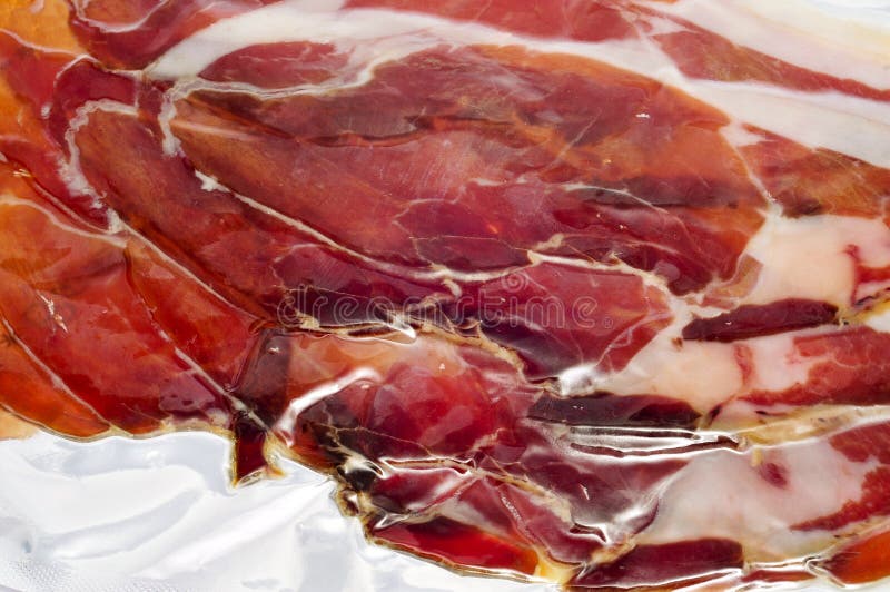 Vácuo - Presunto Embalado Do Serrano Imagem de Stock - Imagem de ...