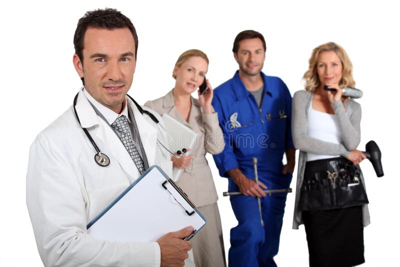 Várias profissões imagem de stock. Imagem de trabalhos - 22630317