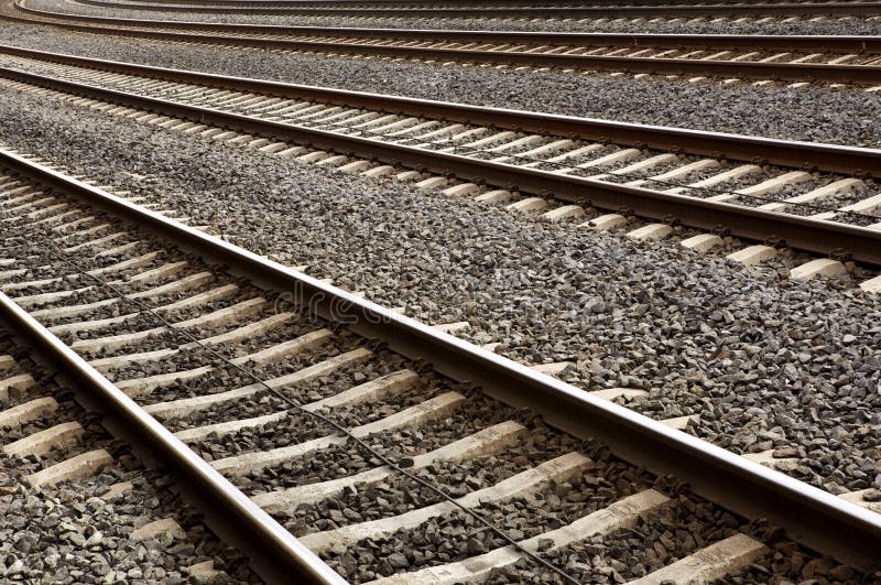 Trilhos do trem foto de stock. Imagem de pista, antiguidade - 29729172