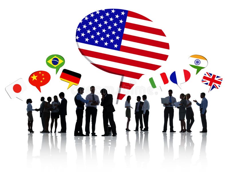 Världsaffärsfolk Som Har En Gruppdiskussion Fotografering för ...