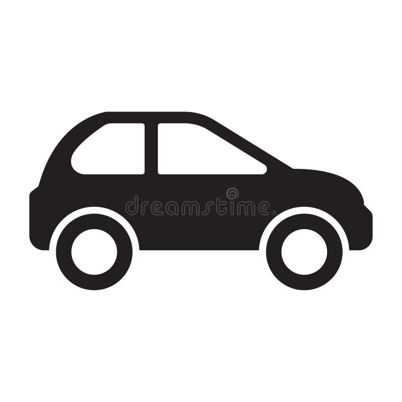 Small Car Icon.Car Icon Vector Stock Vector - Illustration of retro ...