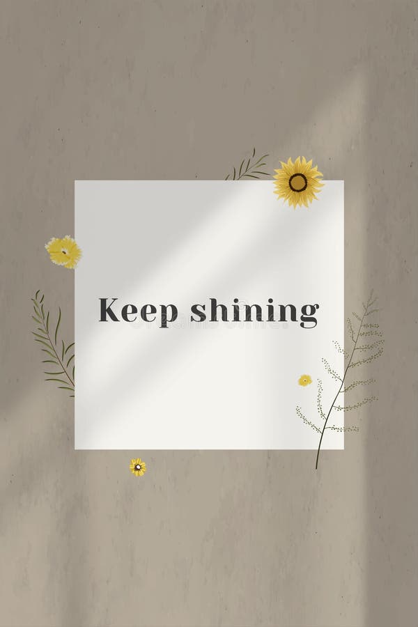 Keep Shining the World Needs Your Light, Hand Lettering. Stock ...
