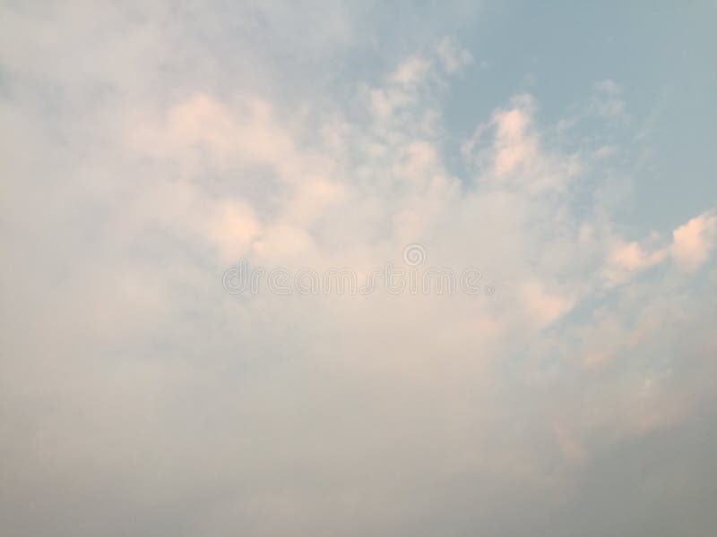 Beautiful Sky on a Clear Weather Day Stock Image - Image of evening ...