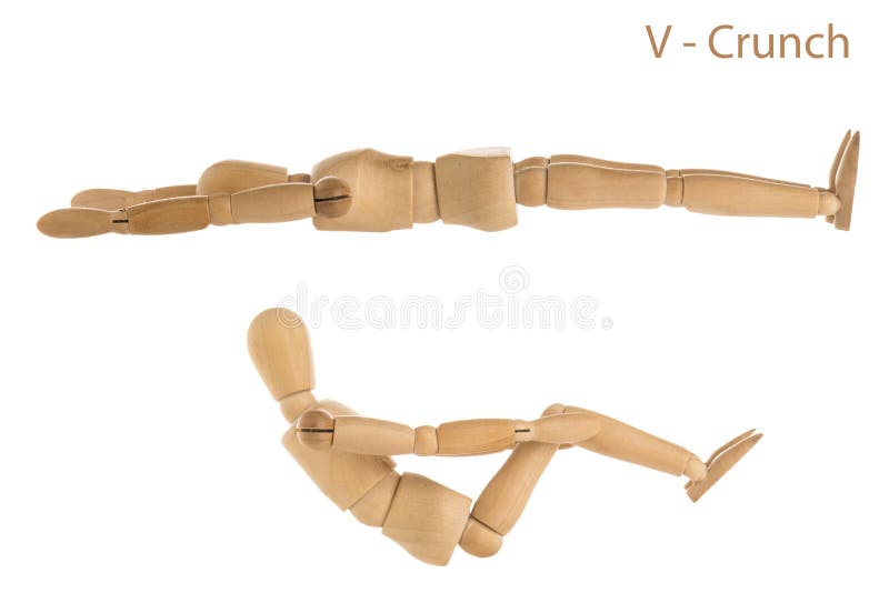 V-crunch exercise pose stock image. Image of demonstration - 89647157
