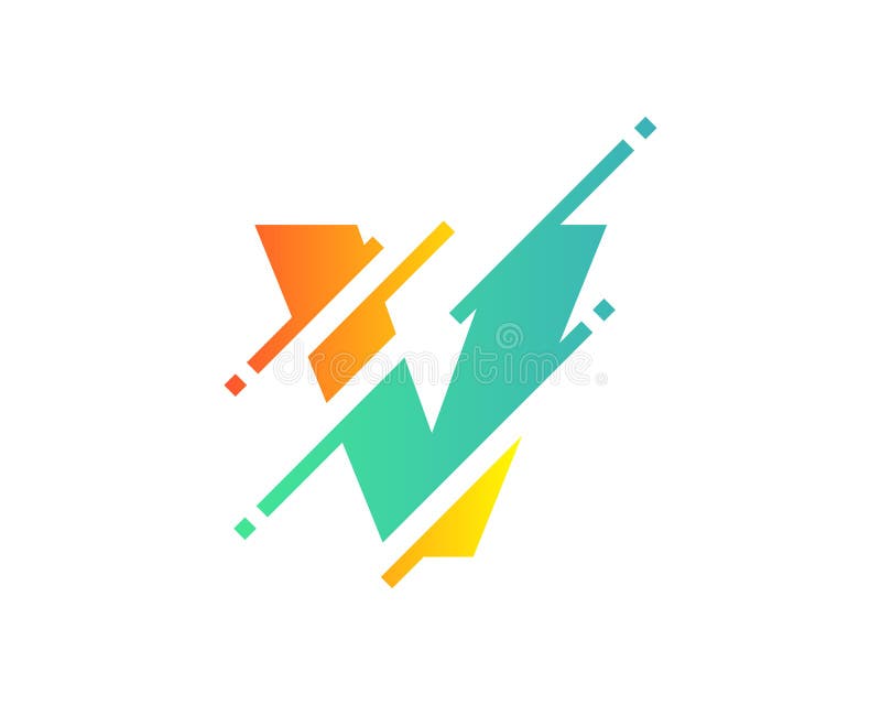 V Digital Letter Pixel Logo Icon Design Stock Vector - Illustration of ...