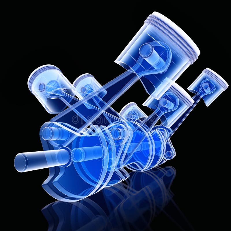 V engine stock illustration. Illustration of power, mechanical - 109946660