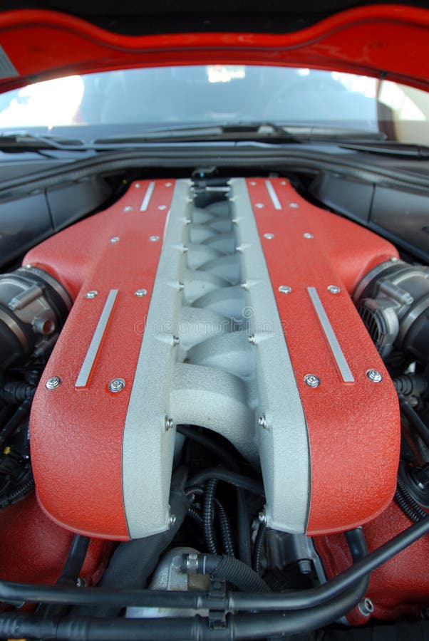 V12 engine stock photo. Image of internal, clean, auto - 31041836
