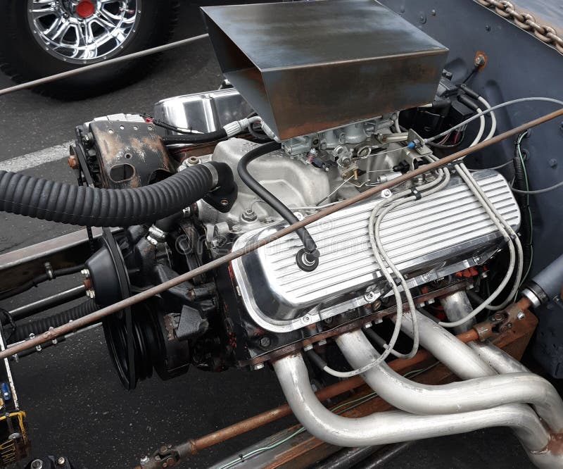 V-8 Eight Cylinder Piston Engine Editorial Photography - Image of ...