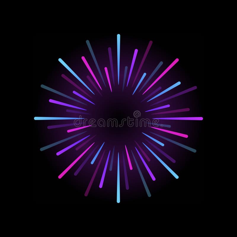 Vibrant Firework Explosion Element Vector Stock Vector - Illustration ...
