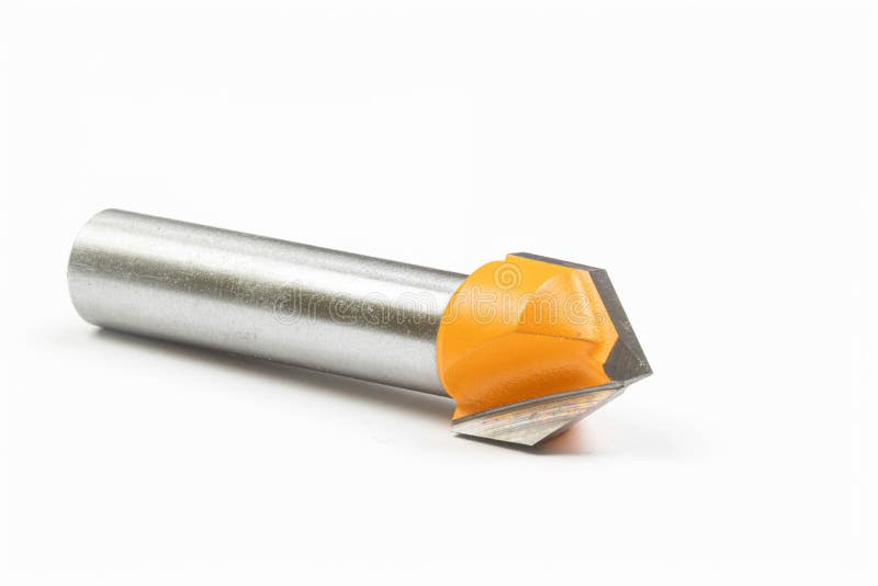 V Grooving Bit for Cnc and Hand Router Machine Stock Image - Image of ...