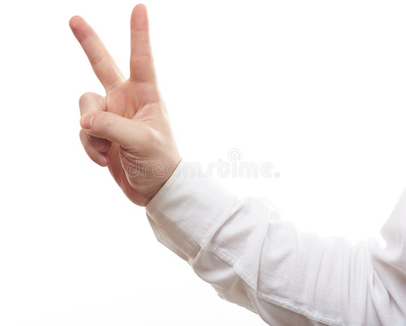 Scoring Two Fingers Hand Gesture Stock Photos - Free & Royalty-Free ...