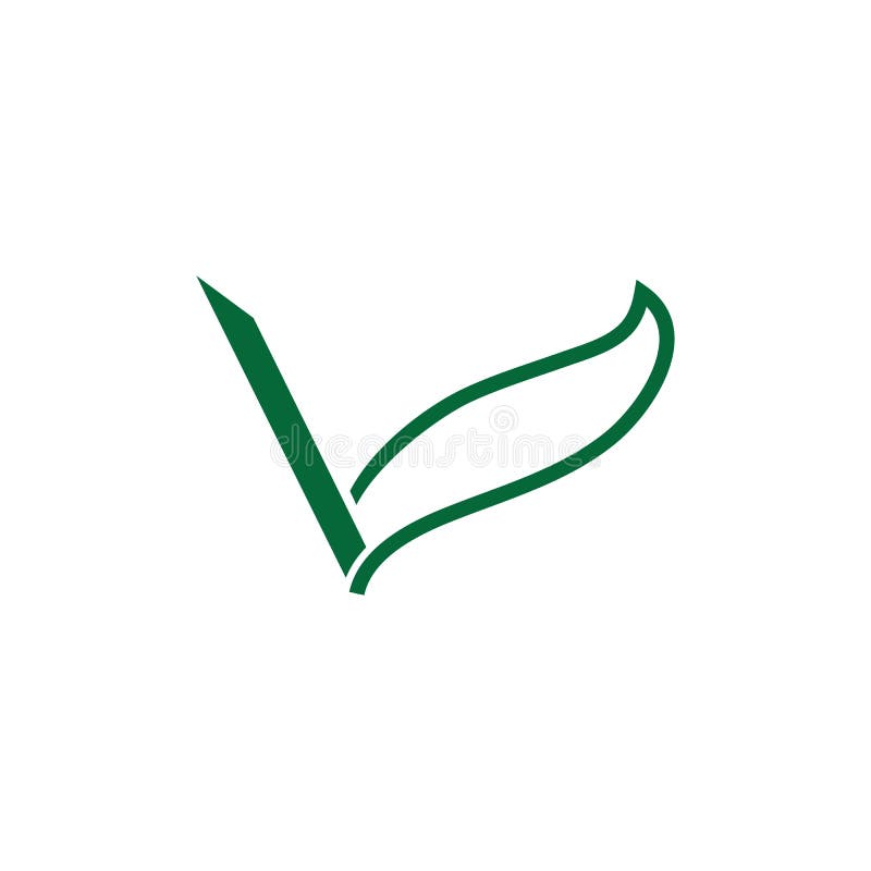 V Icon Vector Illustration Design Logo Stock Vector - Illustration of ...
