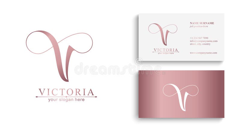 V and Infinity Logo. V Letter Logo Template Elements. Personal Monogram ...