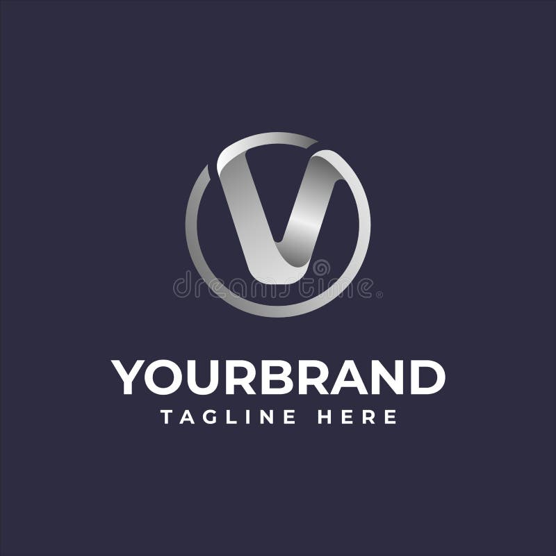 Logo V Silver Black Stock Illustrations – 177 Logo V Silver Black Stock ...