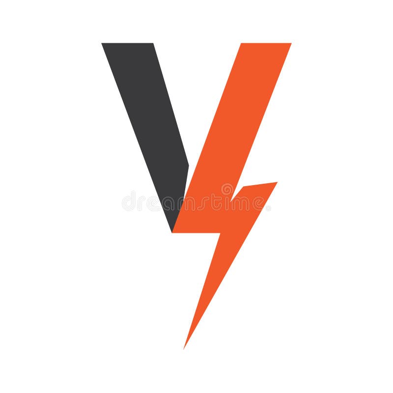 V Letter Bolt Logo Stock Illustrations – 281 V Letter Bolt Logo Stock ...
