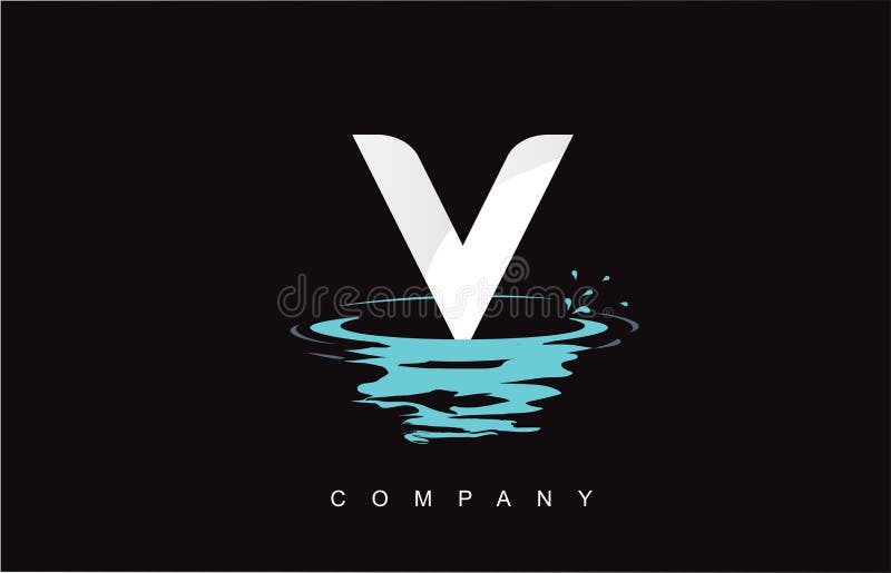 Water Letter V Stock Illustrations – 525 Water Letter V Stock ...