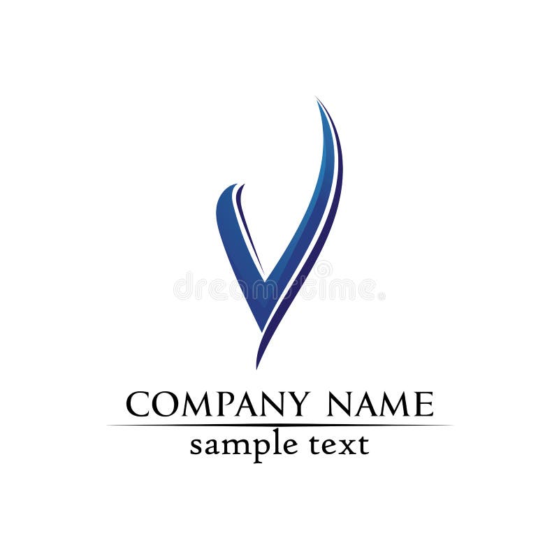V Letters Business Logo and Symbols Template Stock Illustration ...