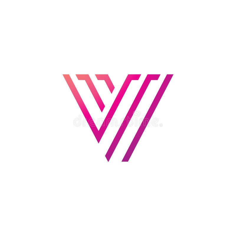 V Line Logo Design and Template. Creative X Icon Initials Line Letters ...