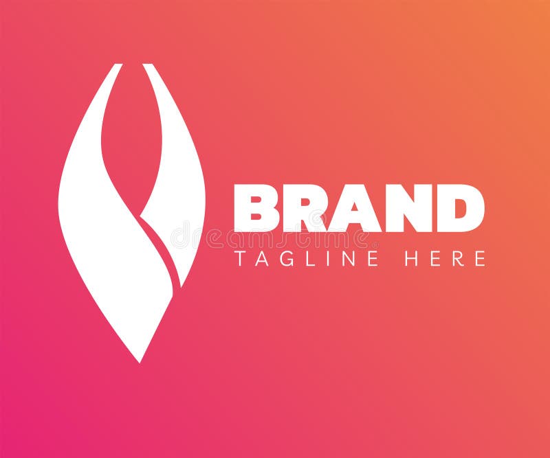 Letter V Logo Design. Letter V with Flame Logo, Bird Logo Stock Vector ...