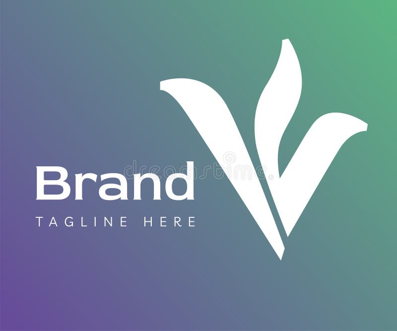 Letter V Logo Design. Letter V with Bird Logo. Creative Flame Logo ...