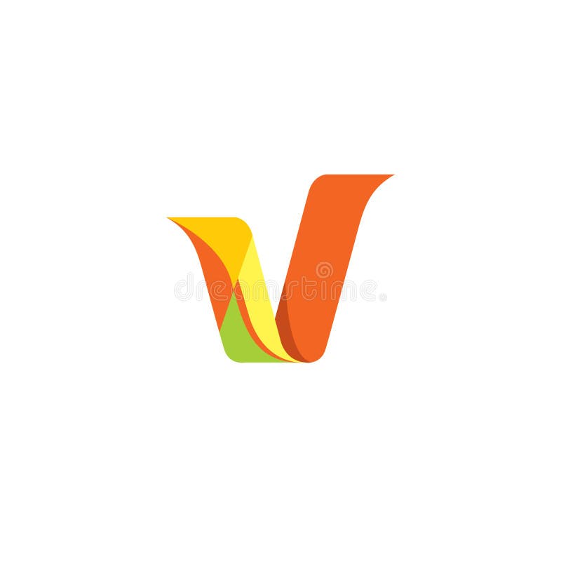 V Logo Simple Design. Letter V Modern Logo Stock Vector - Illustration ...