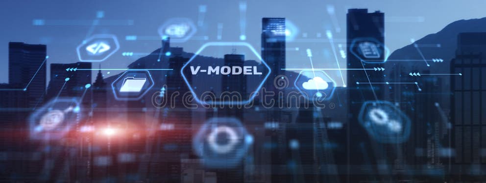 V-Model. VEE stock image. Image of coding, diagram, module - 290686439