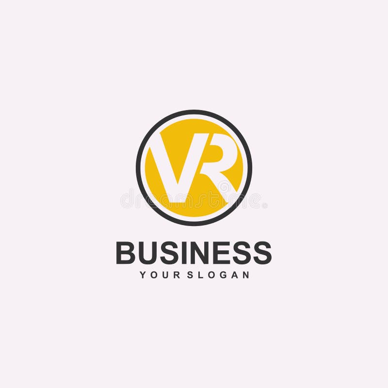 V r logo template stock illustration. Illustration of corporate - 166742235