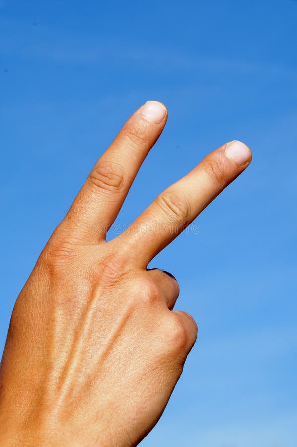 V sign stock image. Image of winners, victory, human - 17012651