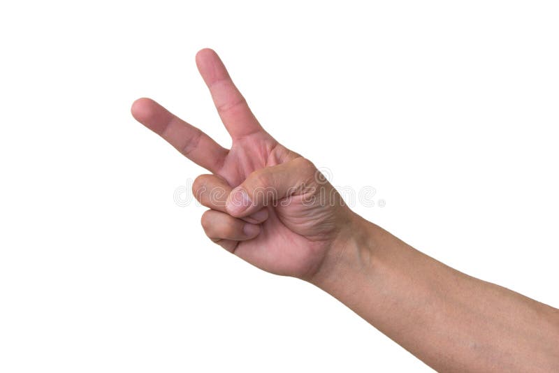 V Sign stock image. Image of communication, male, expressing - 50650185