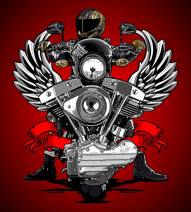 V Twin Stock Illustrations – 218 V Twin Stock Illustrations, Vectors ...