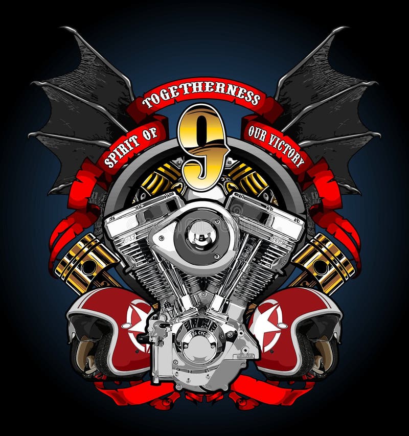 V Twin Stock Illustrations – 218 V Twin Stock Illustrations, Vectors ...