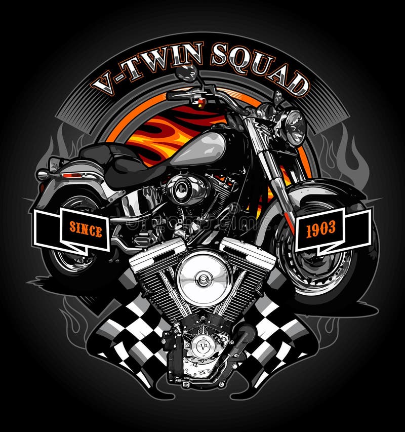 V Twin Stock Illustrations – 300 V Twin Stock Illustrations, Vectors ...
