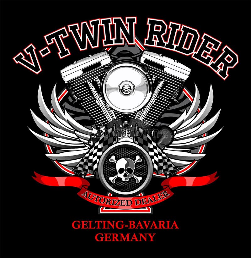 V Twin Motor Stock Illustrations – 178 V Twin Motor Stock Illustrations ...