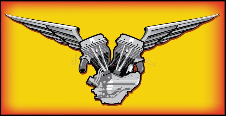 Motorcycle V Twin Stock Illustrations – 284 Motorcycle V Twin Stock ...