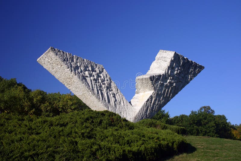 V3 Monument in Kragujevac stock photo. Image of monument - 3437658