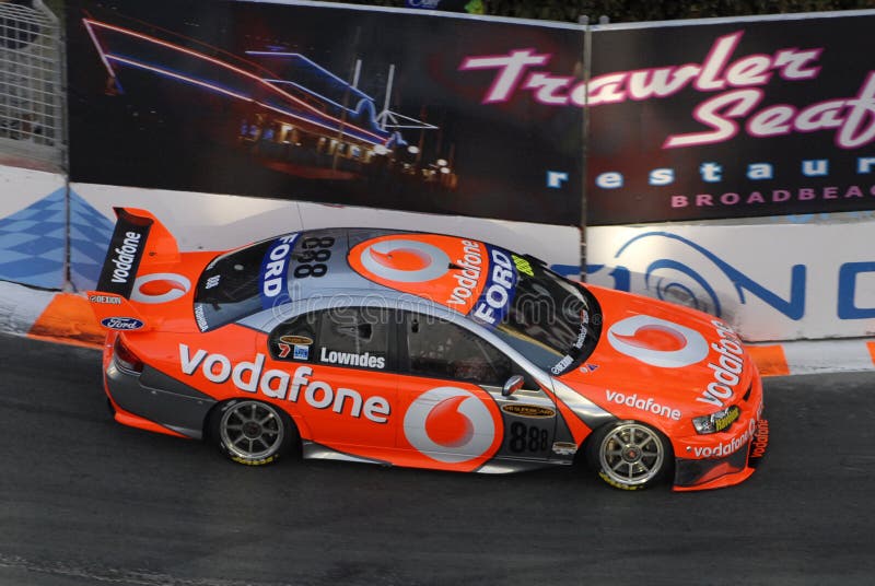V8 SuperCars - Gold Coast editorial stock image. Image of lane - 4903224
