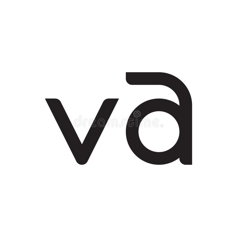 Va Initial Letter Vector Logo Icon Stock Vector - Illustration of flat ...