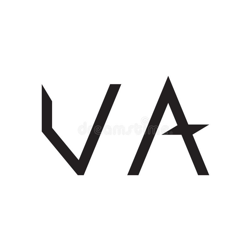 Va Initial Letter Vector Logo Icon Stock Vector - Illustration of ...