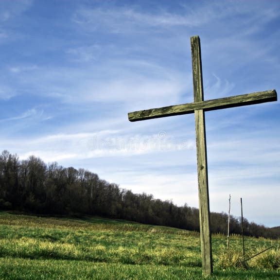 VA Landscape with Cross stock image. Image of cloud, christ - 5133151
