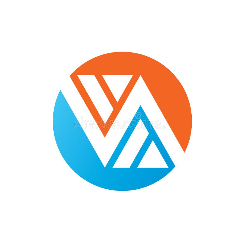 VA Letter Icon Vector Concept Design Template Stock Vector ...