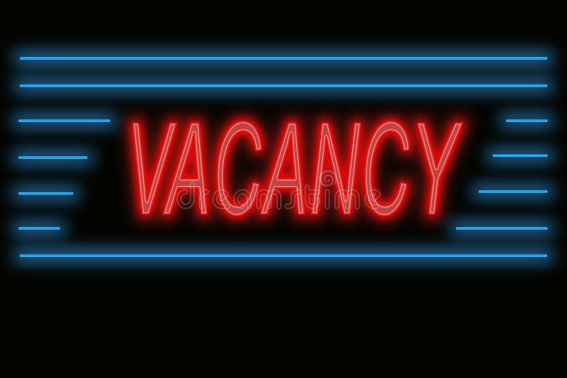 Vacancy stock illustration. Illustration of close, electric - 389104
