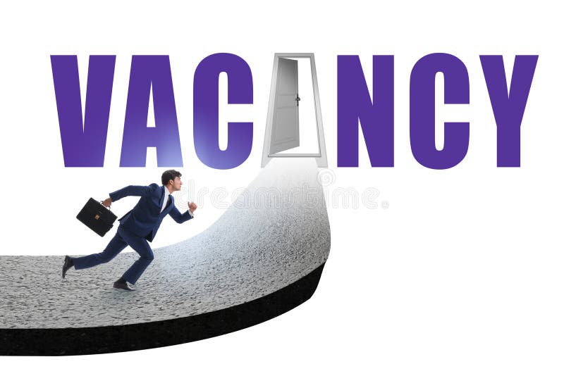 Vacancy Concept with Road Leading To Open Door Stock Image - Image of ...