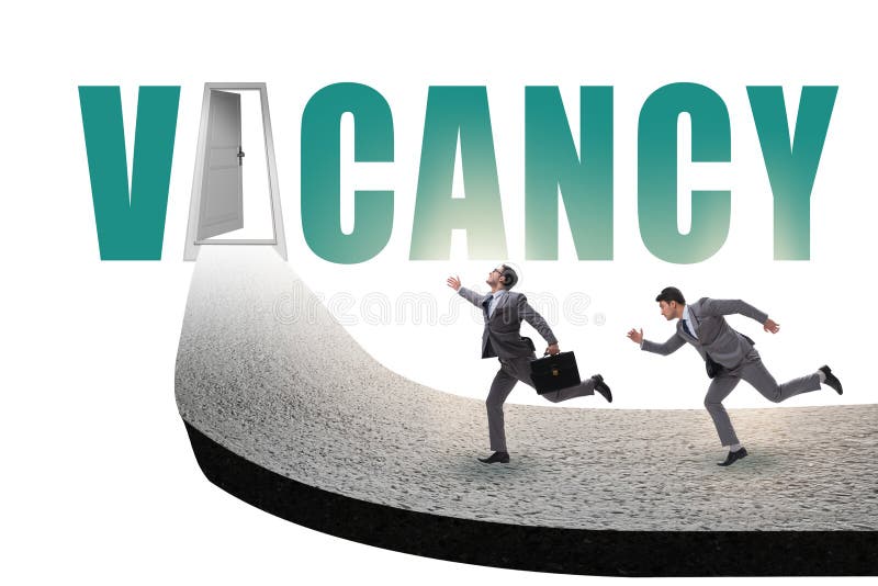 Vacancy Concept with Road Leading To Open Door Stock Image - Image of ...