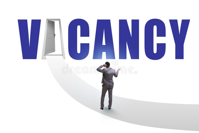 Vacancy Concept with Road Leading To Open Door Stock Photo - Image of ...