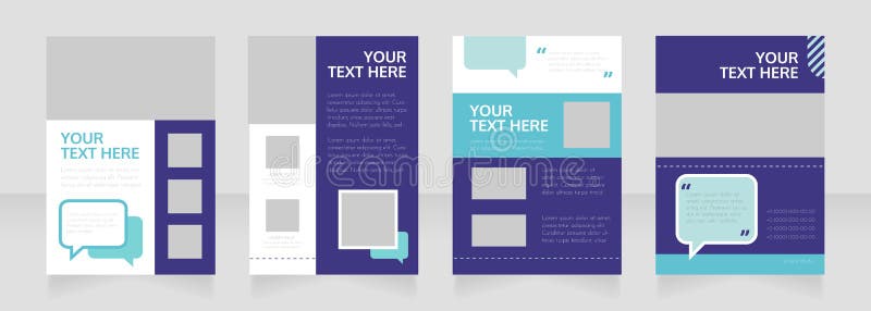 Informational Brochure Design Template Stock Illustrations – 741 ...