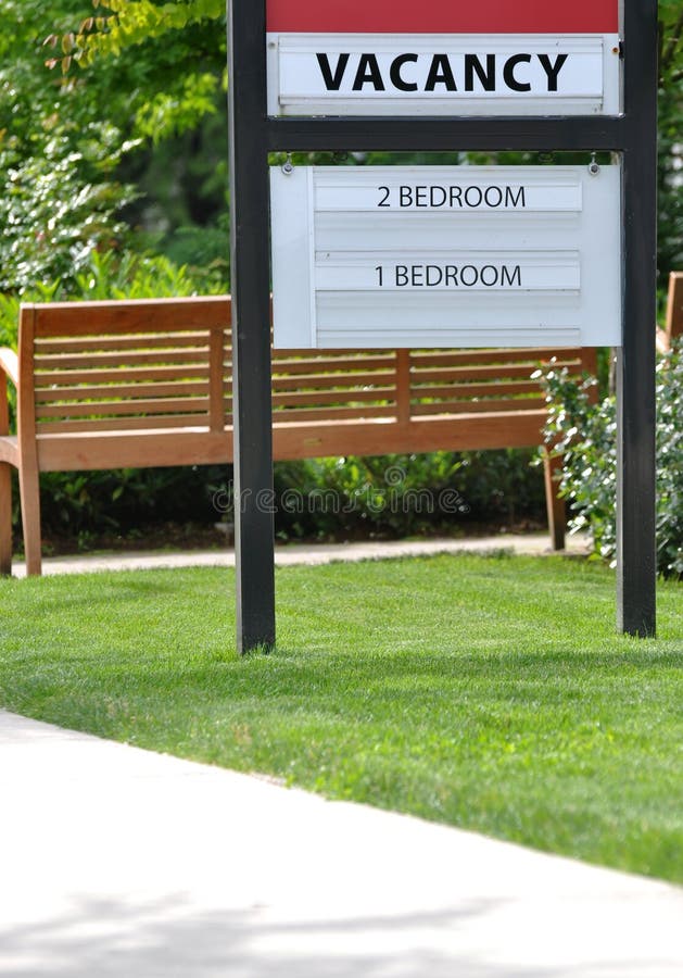 Vacancy Sign stock image. Image of business, agent, downsize - 25488685