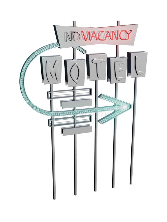 Hotel Sign stock image. Image of vacancy, neon, welcome - 176141